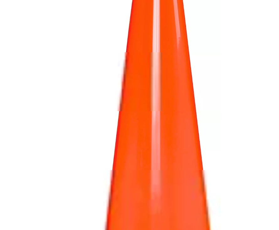 Cortina Orange 10 lb Traffic Cones PVC | Critical Tool