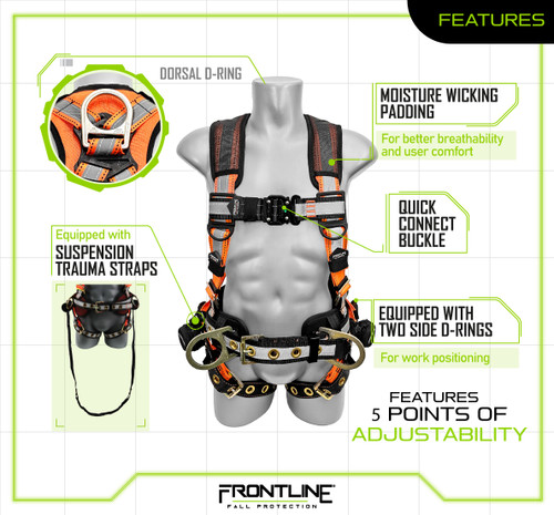 Frontline Combat Reflective Harness | Critical Tool