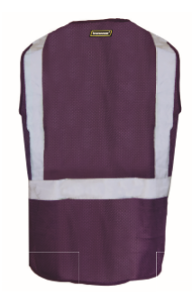 Ironwear 1284-PRZ-RD Economy Purple Vest | Critical Tool