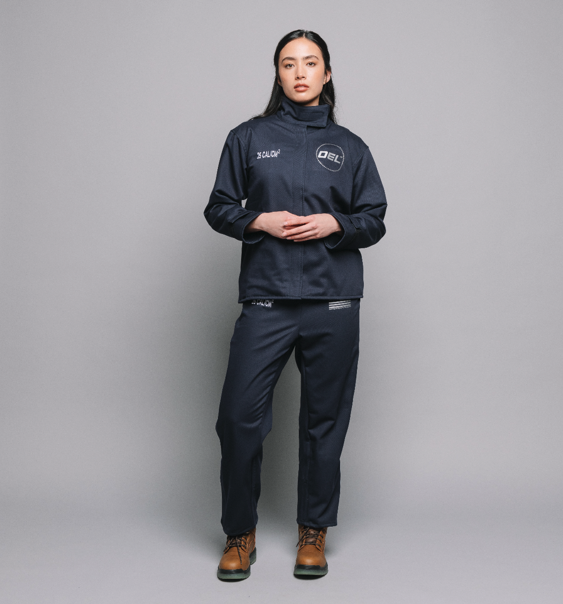Women’s 25 Cal Arc Flash Kit | Jacket & Bib | CAT 3 PPE