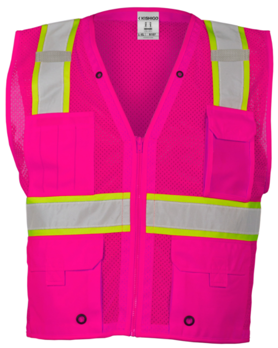 Kishigo B107 Non-ANSI Hi-Vis Pink Vest | Critical Tool