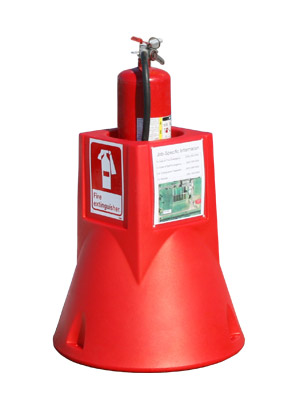 Jobsite Caddy Fire Extinguisher Stand Station | CriticalTool