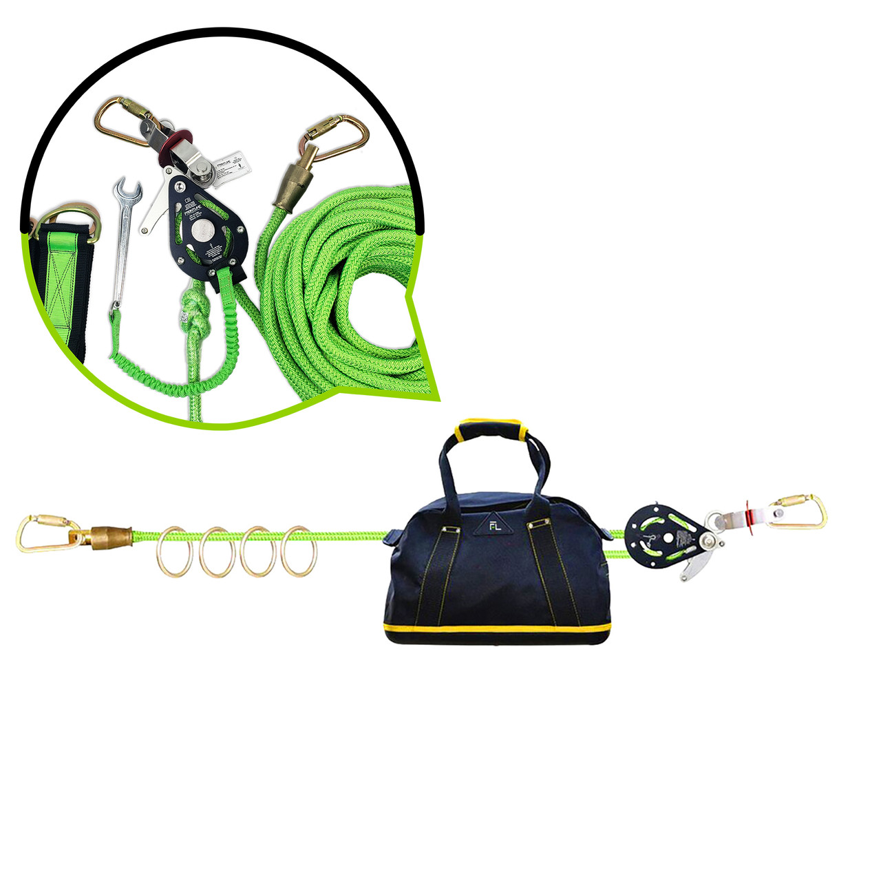 Frontline 4-Person 100 Horiztonal Lifeline | Critical Tool