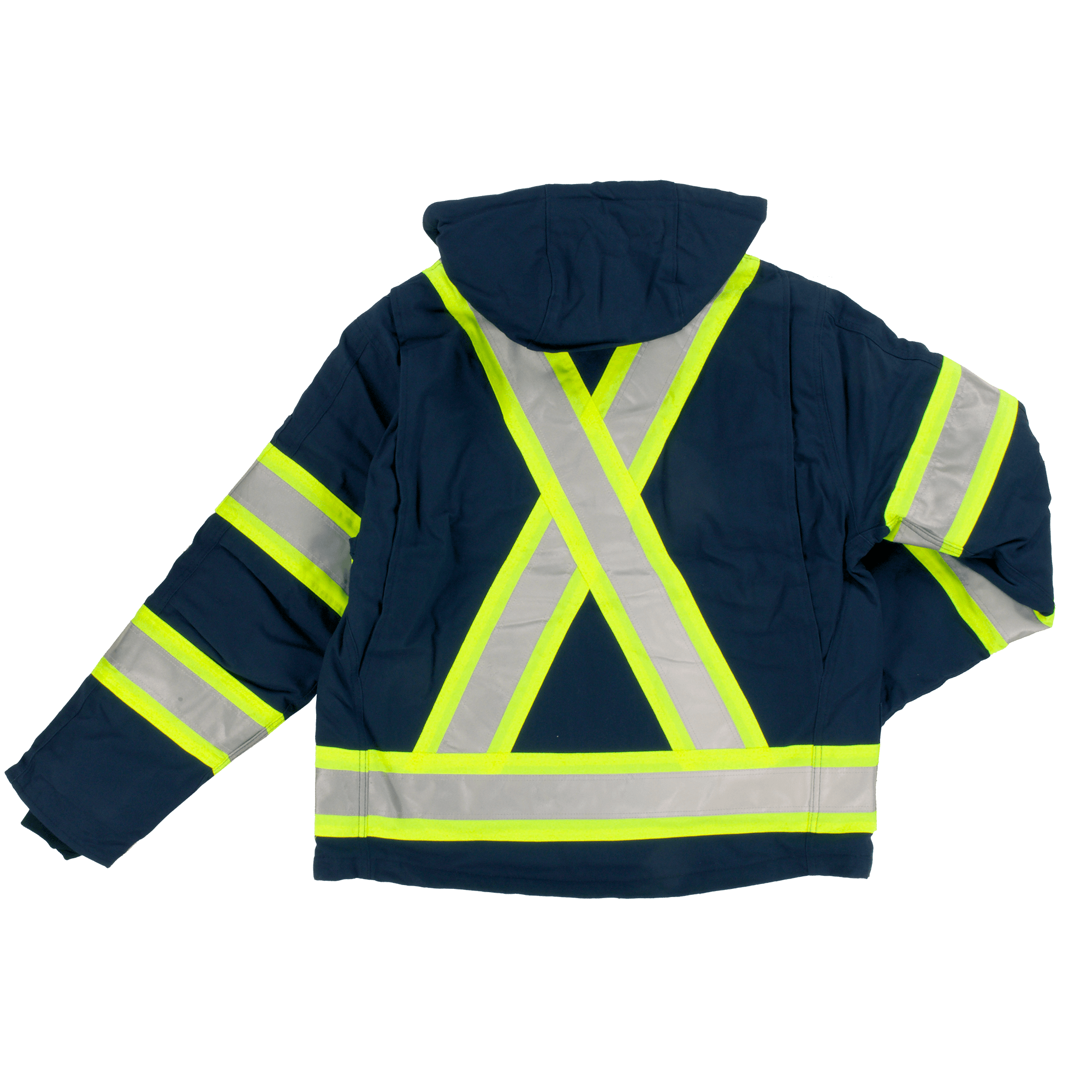 Tough Duck Hi-Vis Navy Duck Jacket | CriticalTool