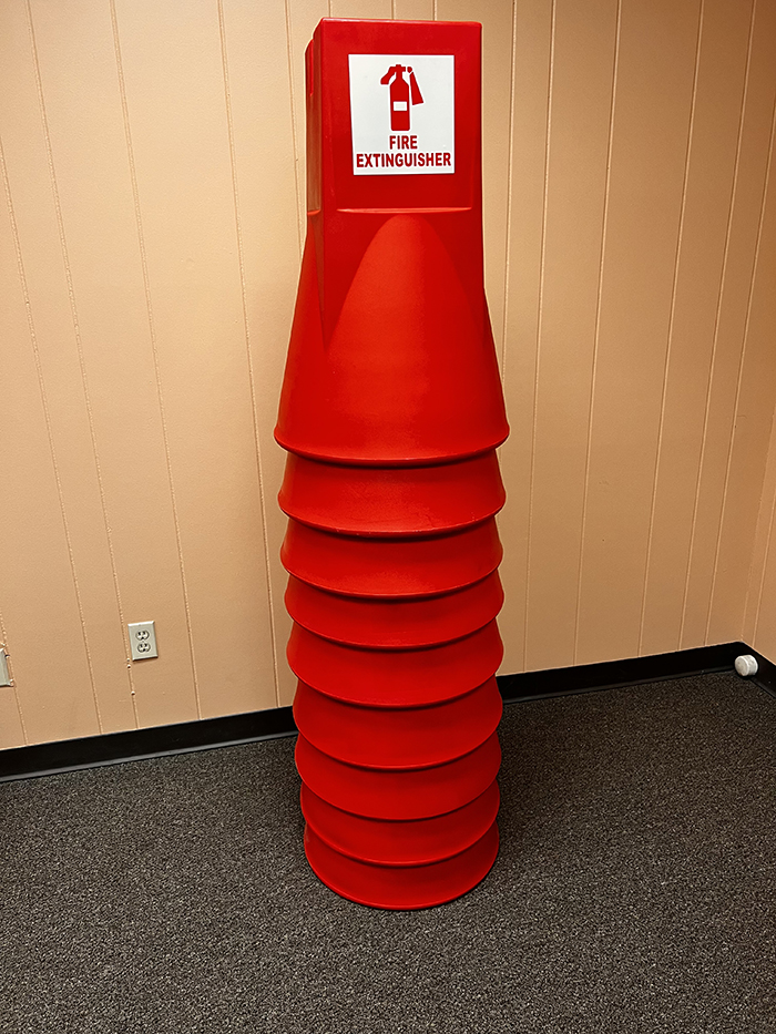Jobsite Caddy Fire Extinguisher Stand Station | CriticalTool