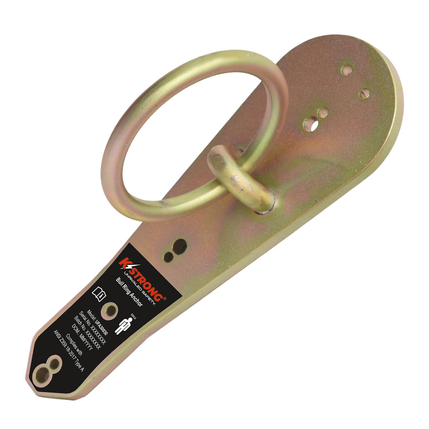 KStrong Bull Ring Anchor – ANSI Certified Tie-Off Anchor