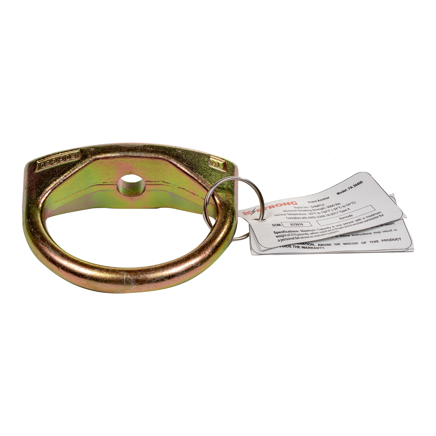 KStrong Steel Weld-On/Bolt-On Anchor Point ANSI Compliant