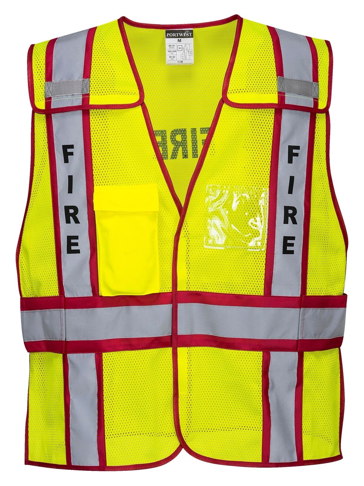 Portwest US387YRE Hi-Vis Fire Safety Vest | Critical Tool